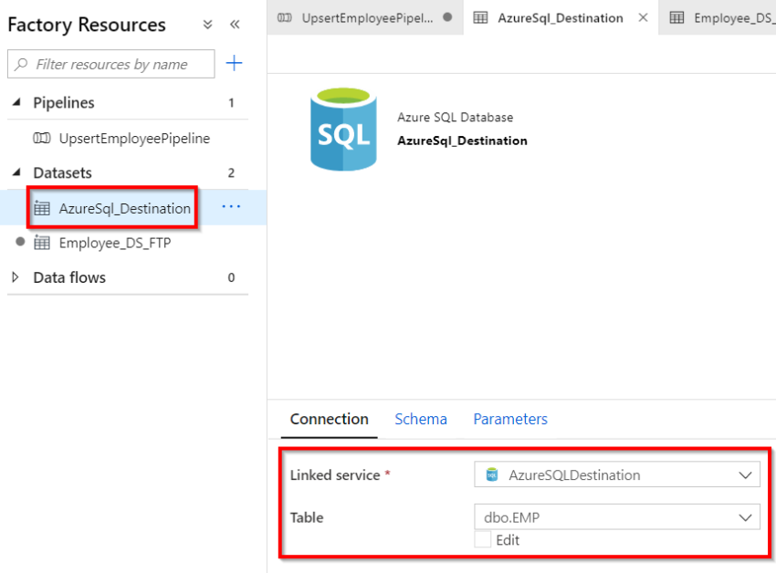 Azure Data Factory Implement Upsert Using Dataflow Alter Row